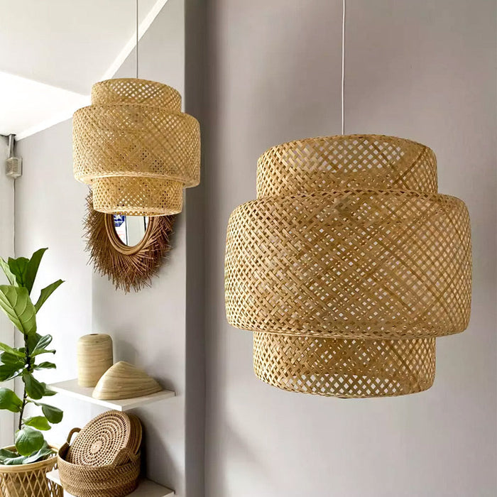 Luminária Pendente Bambu Nature Nest